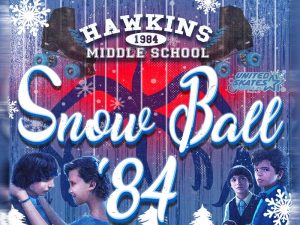 Stranger Things Hawkins Snow Ball | United Skates of America