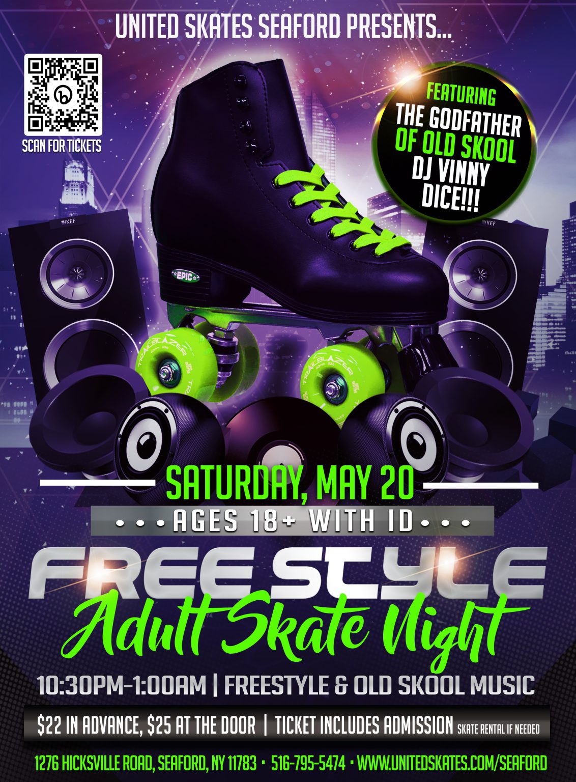 Freestyle Night with DJ Vinny Dice! | United Skates of America