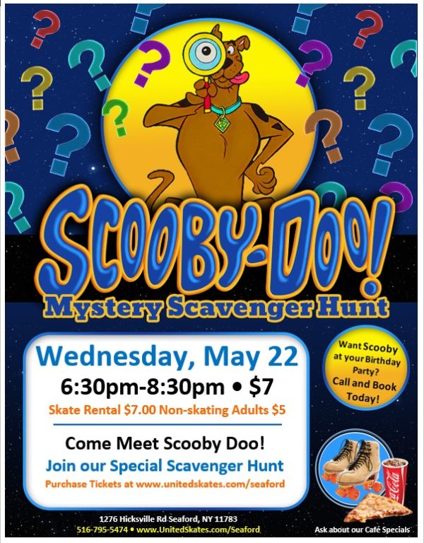 Scooby Doo Scavenger Hunt | United Skates of America