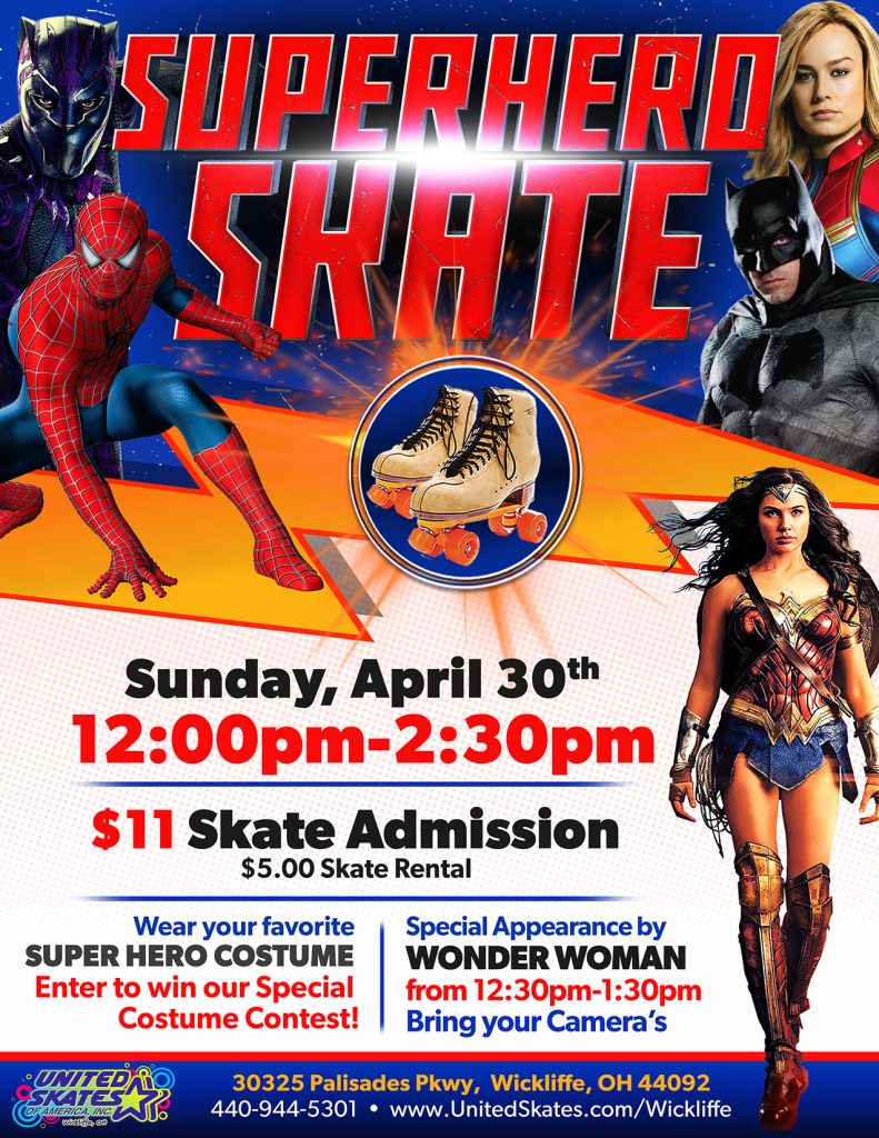 Superhero Skate | United Skates of America