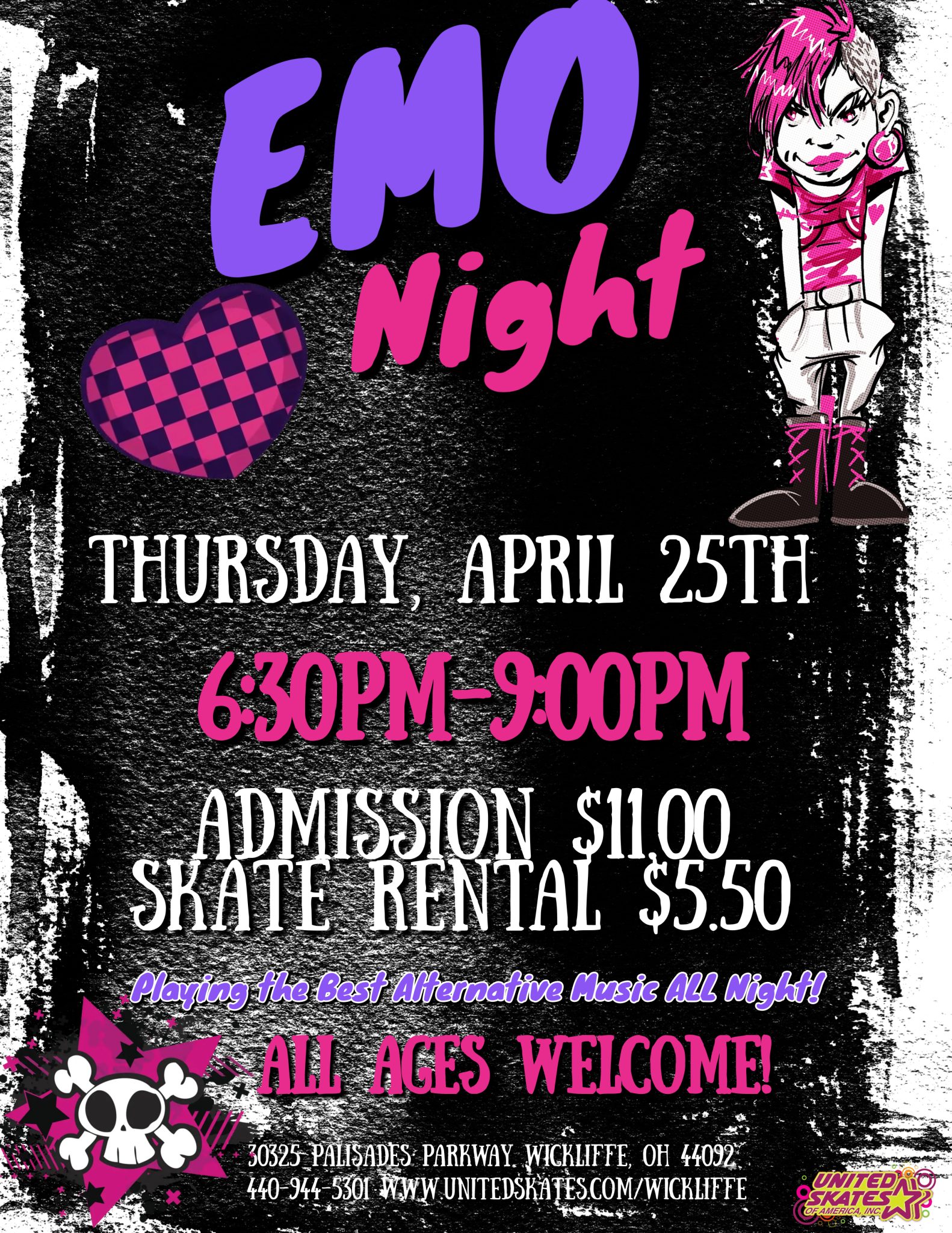 Emo Skate Night | United Skates of America