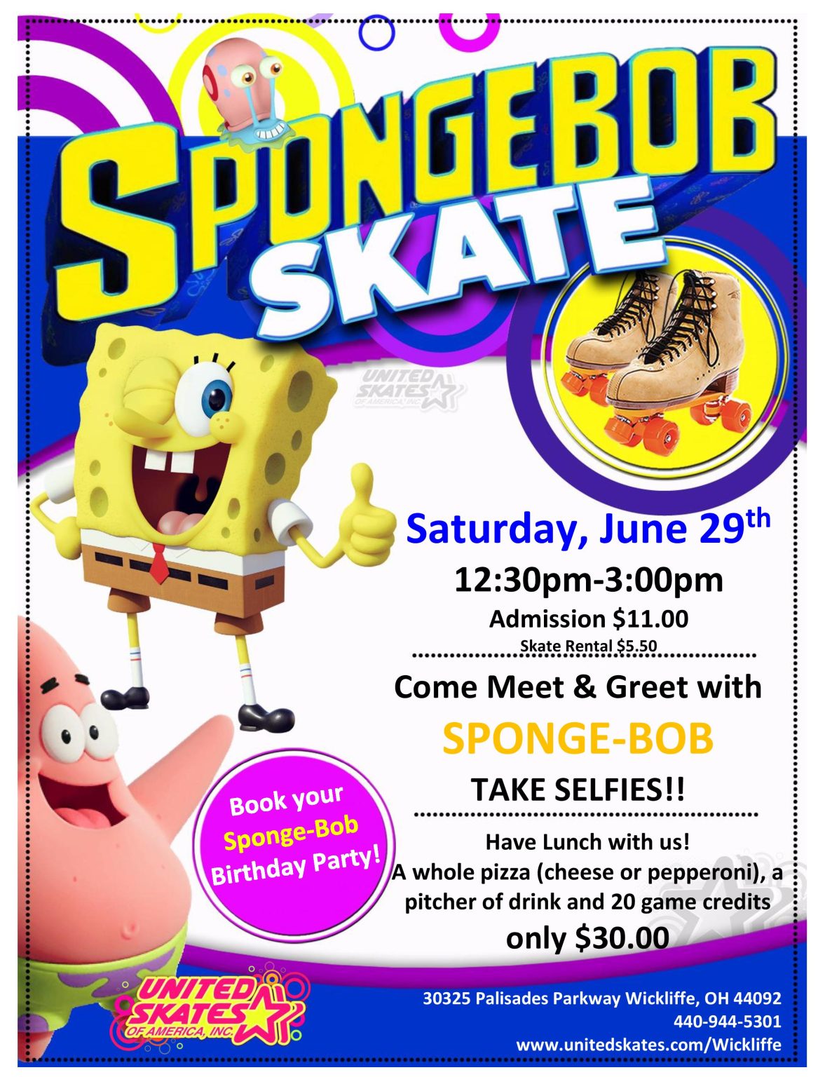 SpongeBob Skate | United Skates of America