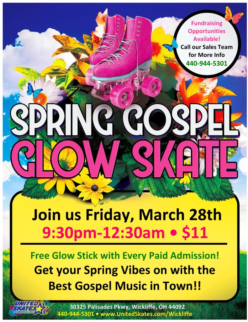 Spring Glow Gospel Skate | United Skates of America