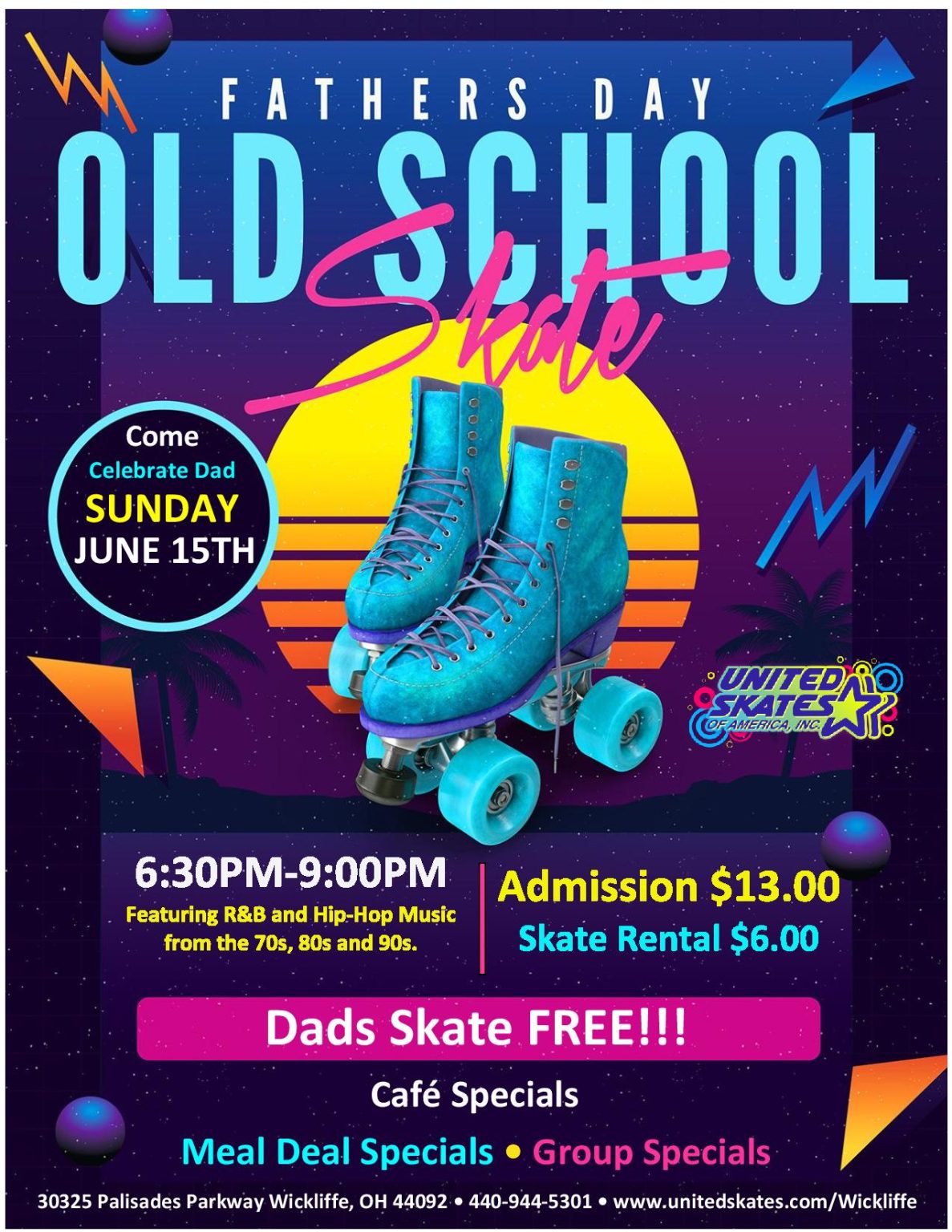 Father’s Day-Old School Skate | United Skates of America