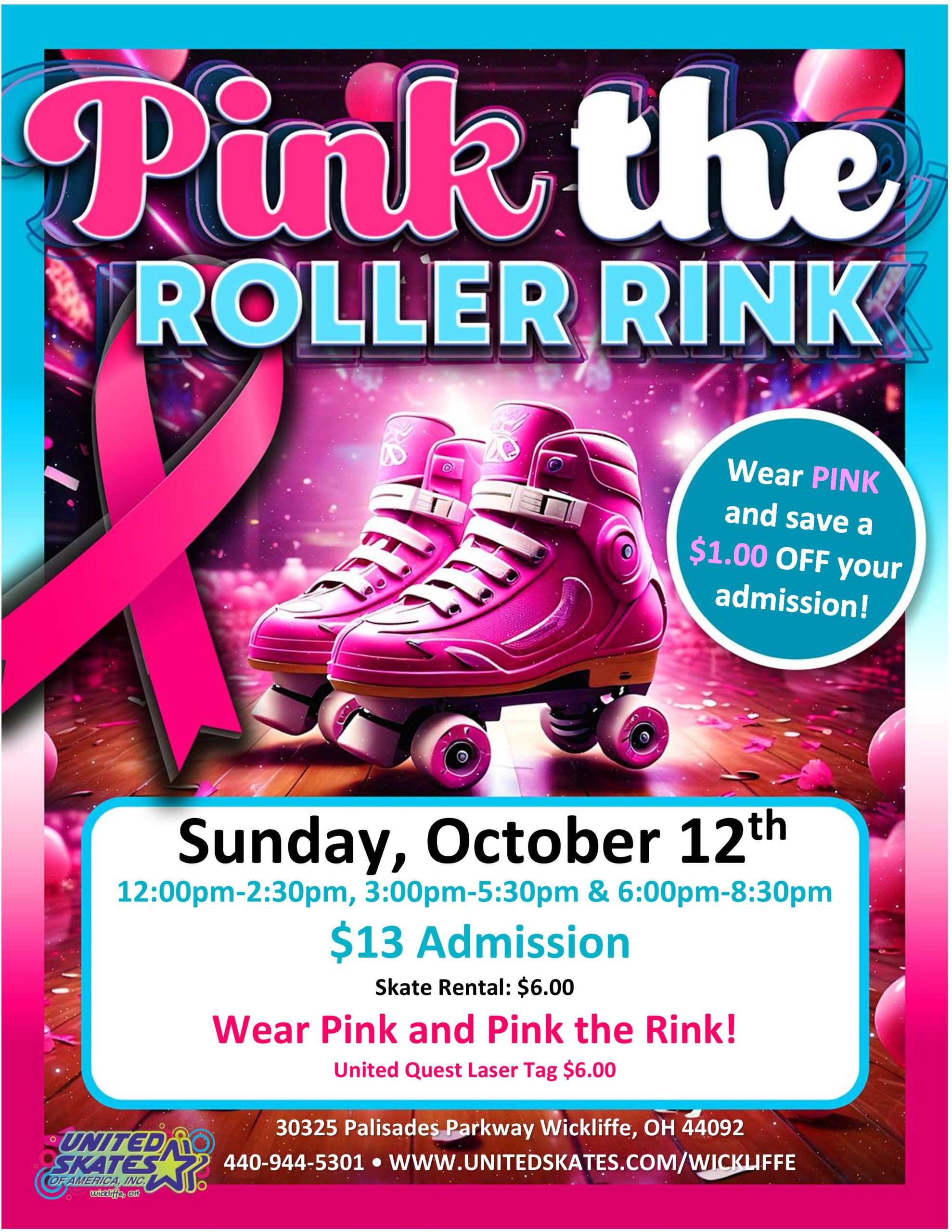 Pink the Rink | United Skates of America