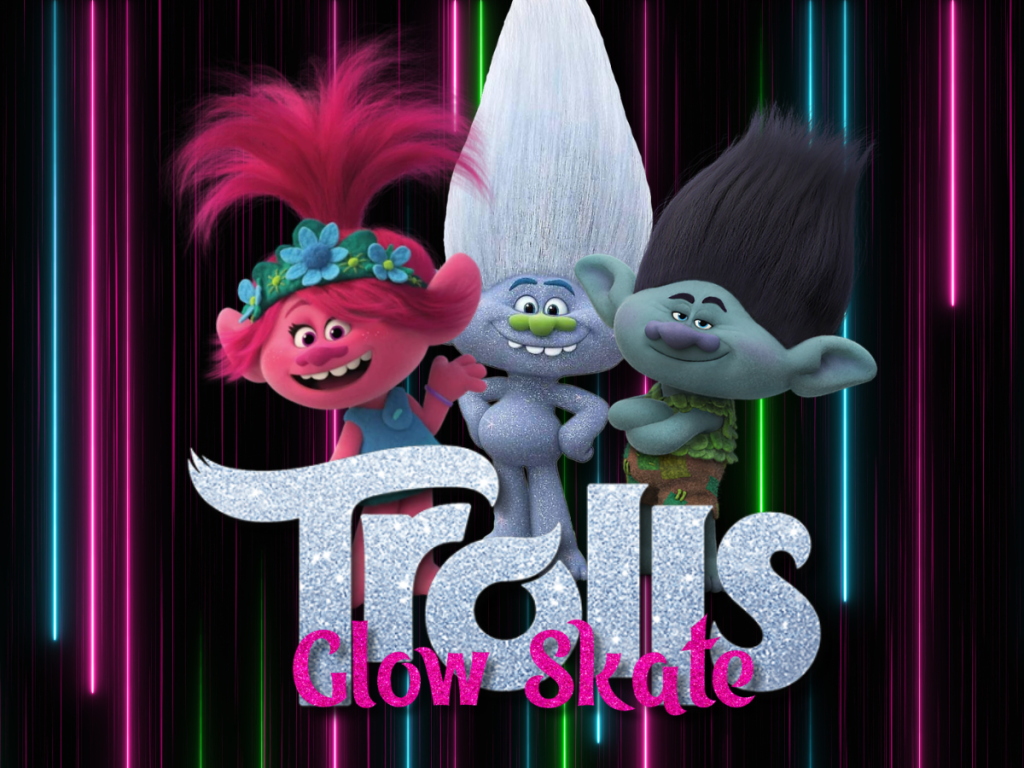 Trolls Glow Skate | United Skates of America