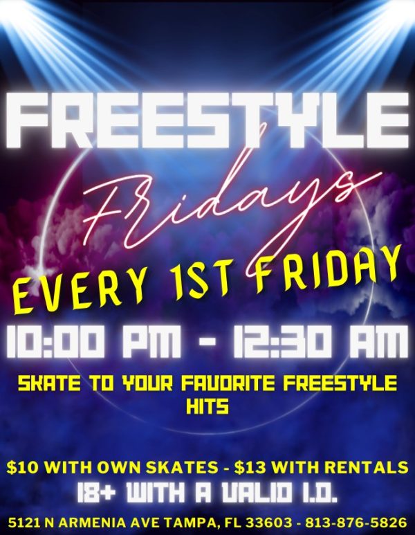 1st Fridays Freestyle Adult Skate | United Skates of America
