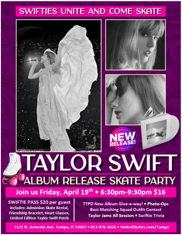Taylor Swift Album Release Party | United Skates of America