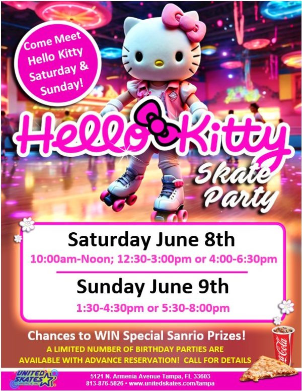 Hello Kitty Weekend | United Skates of America