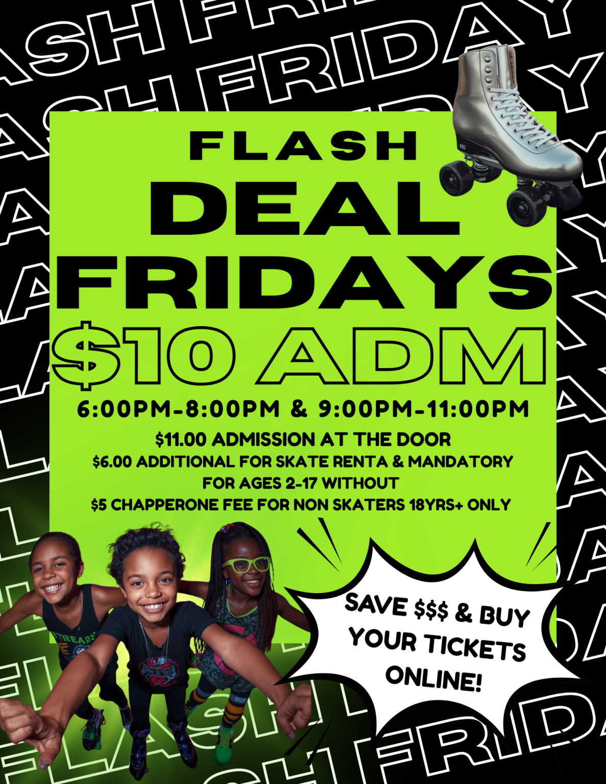 Flash Deal Fridays Family Session 1 | Branch Brook Park Skating