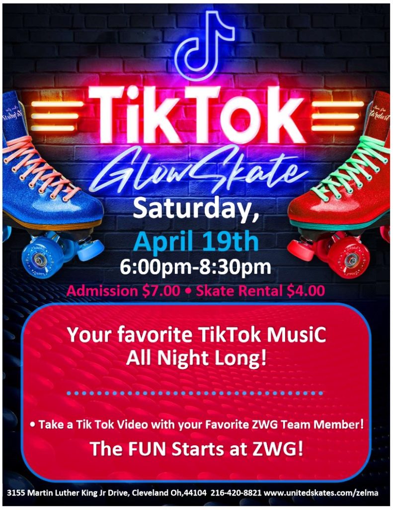 Tik Tok Glow Skate | Zelma Watson George Skating