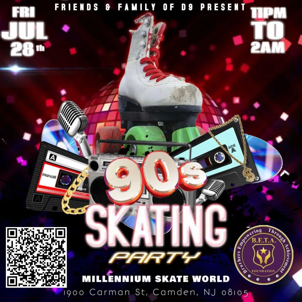 90’s Adult Skate presented by the BETA Foundation | Millennium Skate World