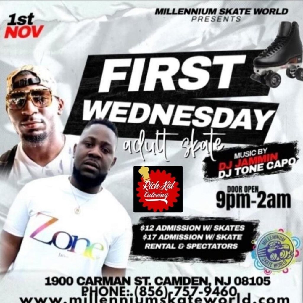 1st Wednesday Adult Night Skate | Millennium Skate World