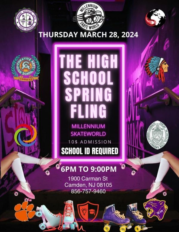 High School Spring Fling Skate party | Millennium Skate World