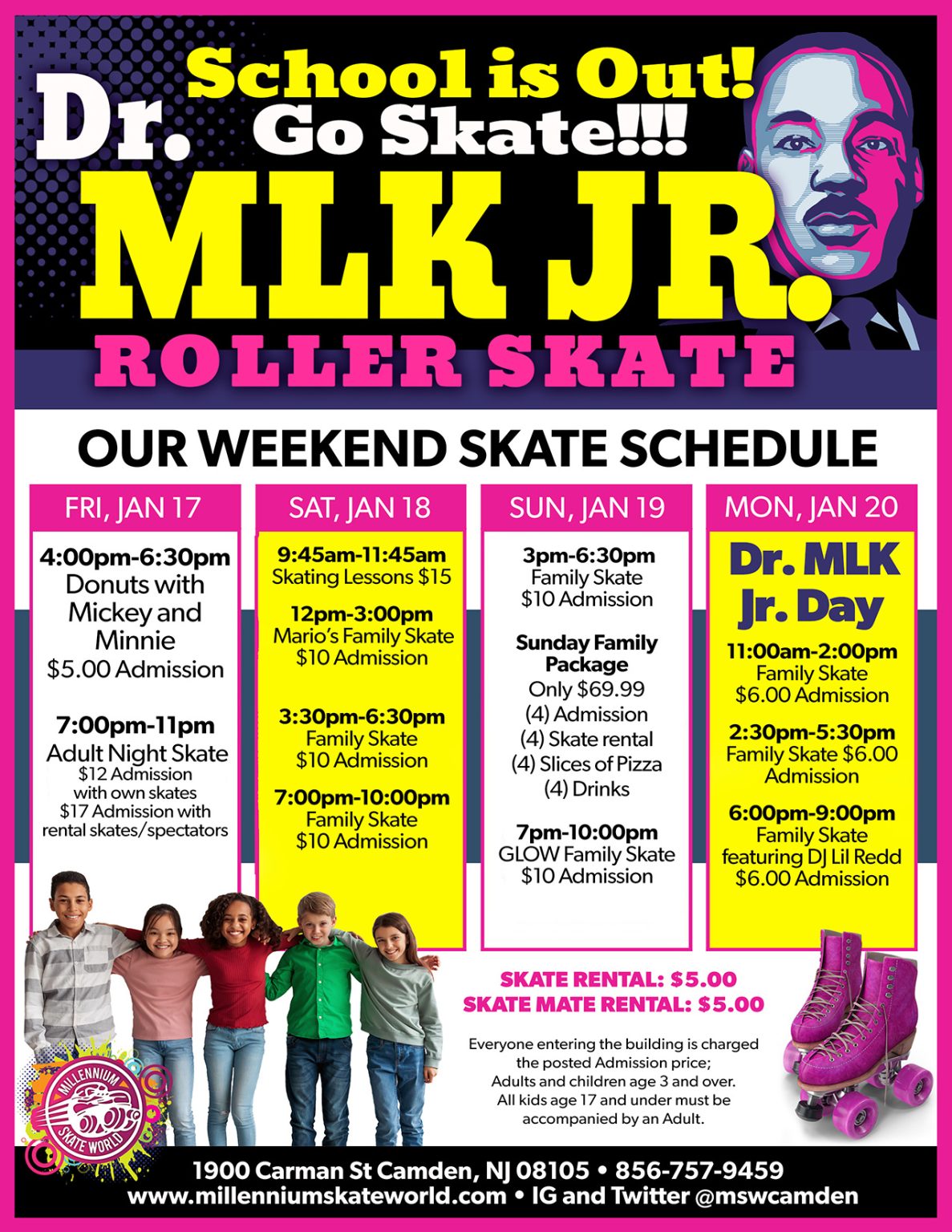 MLK Weekend Roller Skating | Millennium Skate World