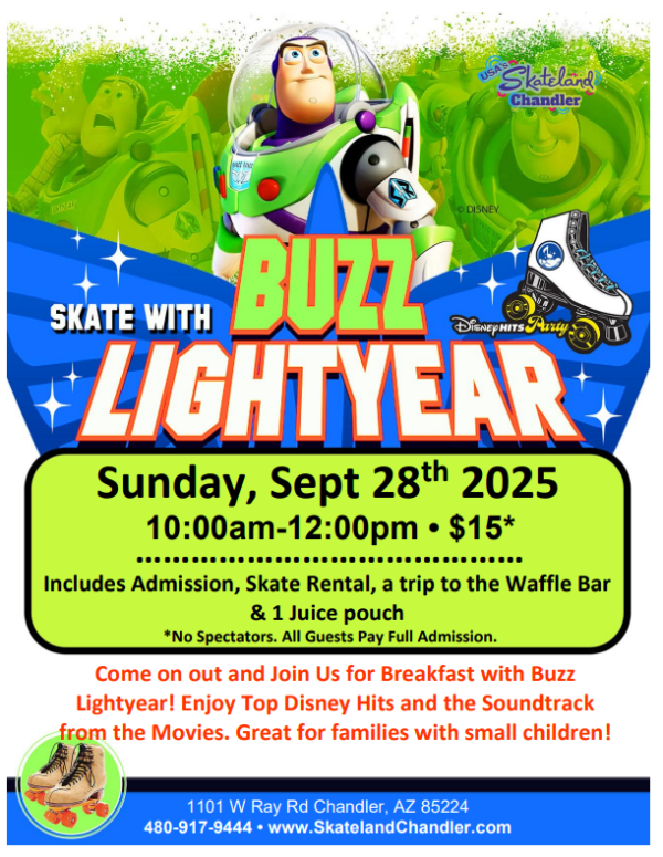 🚀 Breakfast with Buzz Lightyear!🚀 | Skateland Chandler