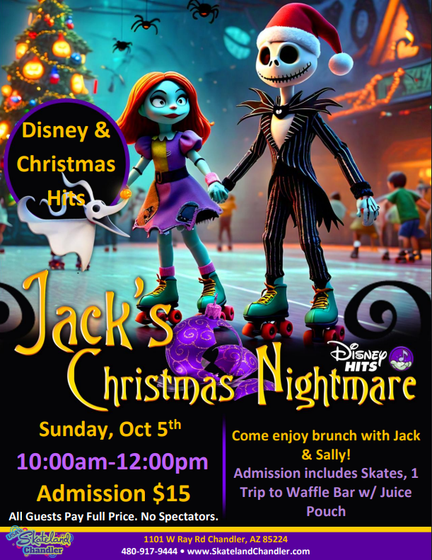🎄👻 Jack’s Christmas Nightmare Brunch! 👻🎄 | Skateland Chandler