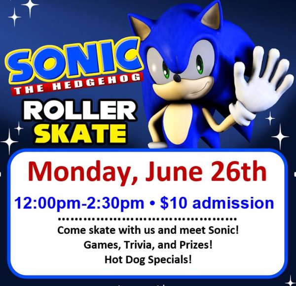 Sonic the Hedgehog Skate | Skateland Mesa