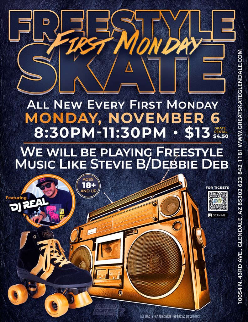 Freestyle Night Adult Skate with DJ Real | Great Skate