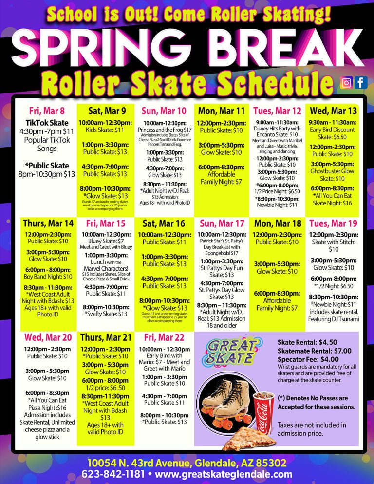 Great Skate | Roller Skating, Birthday Parties & Arcade