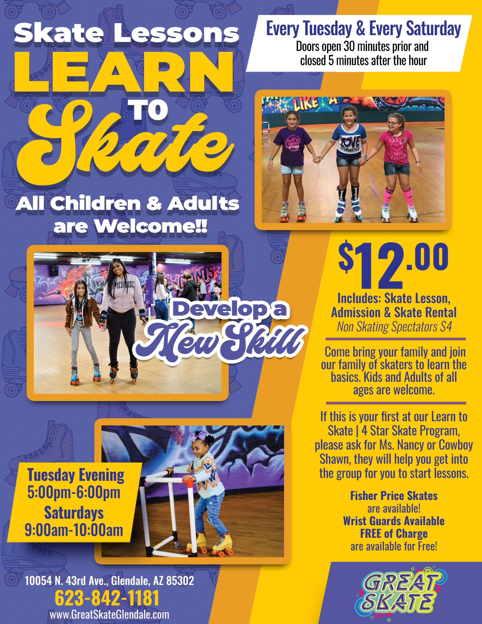 Drop-in Lessons | Great Skate