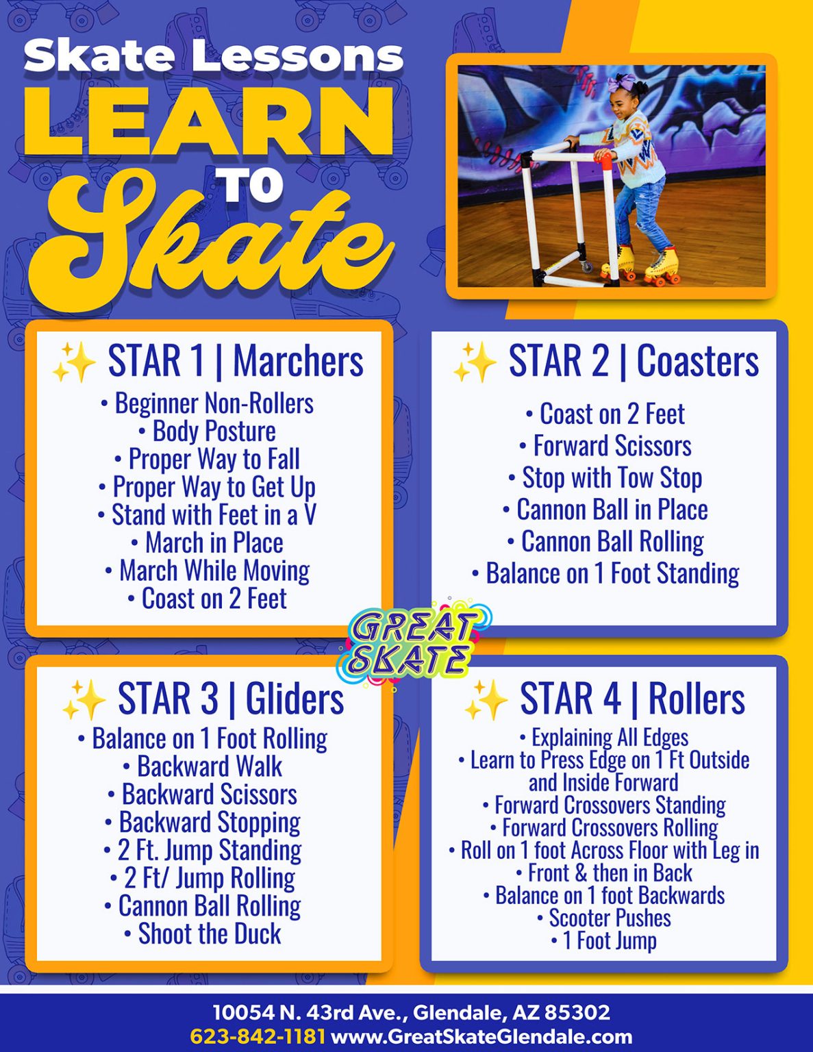 Drop-in Lessons | Great Skate
