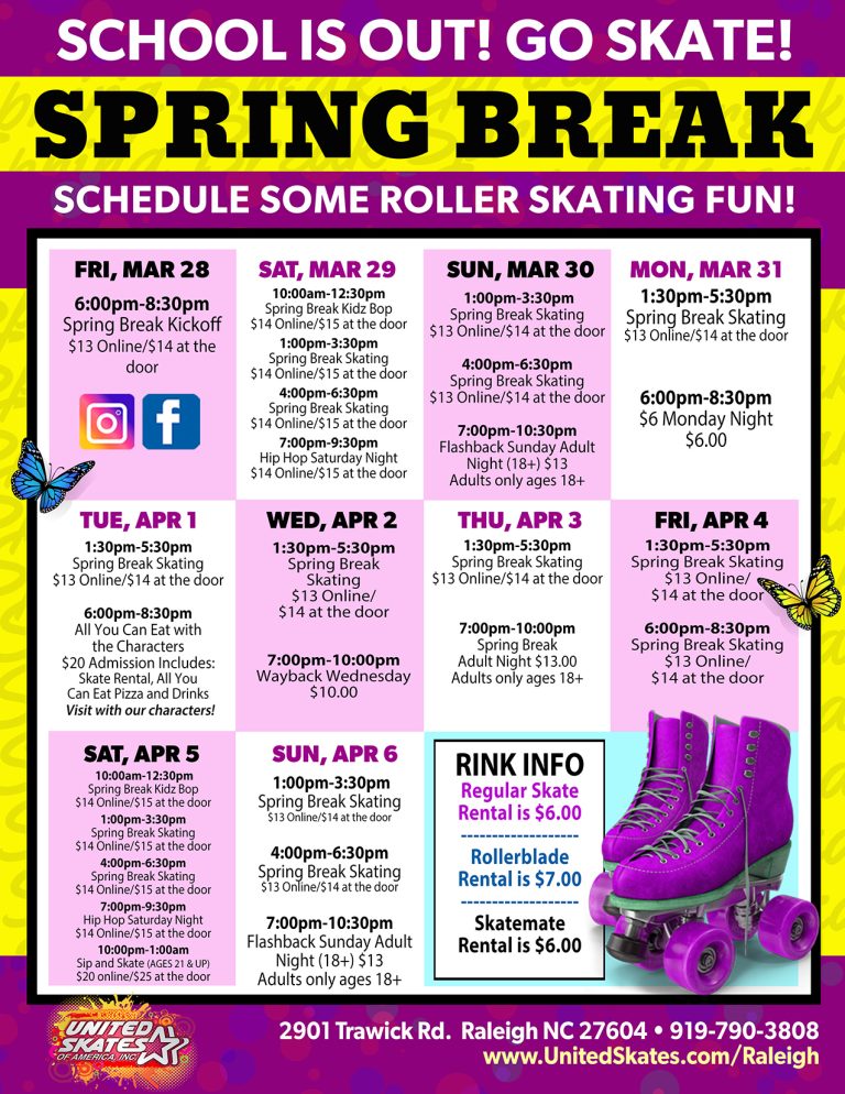 Schedule & Events | United Skates of America