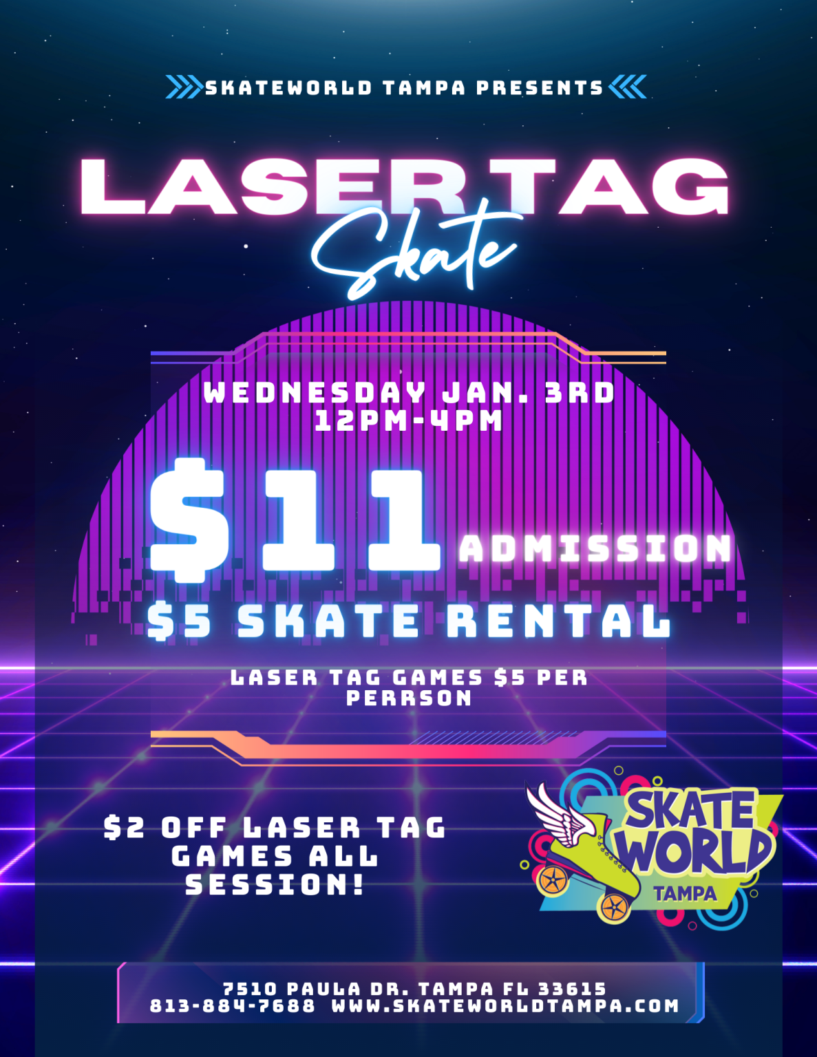 Laser Tag Skate | Skateworld