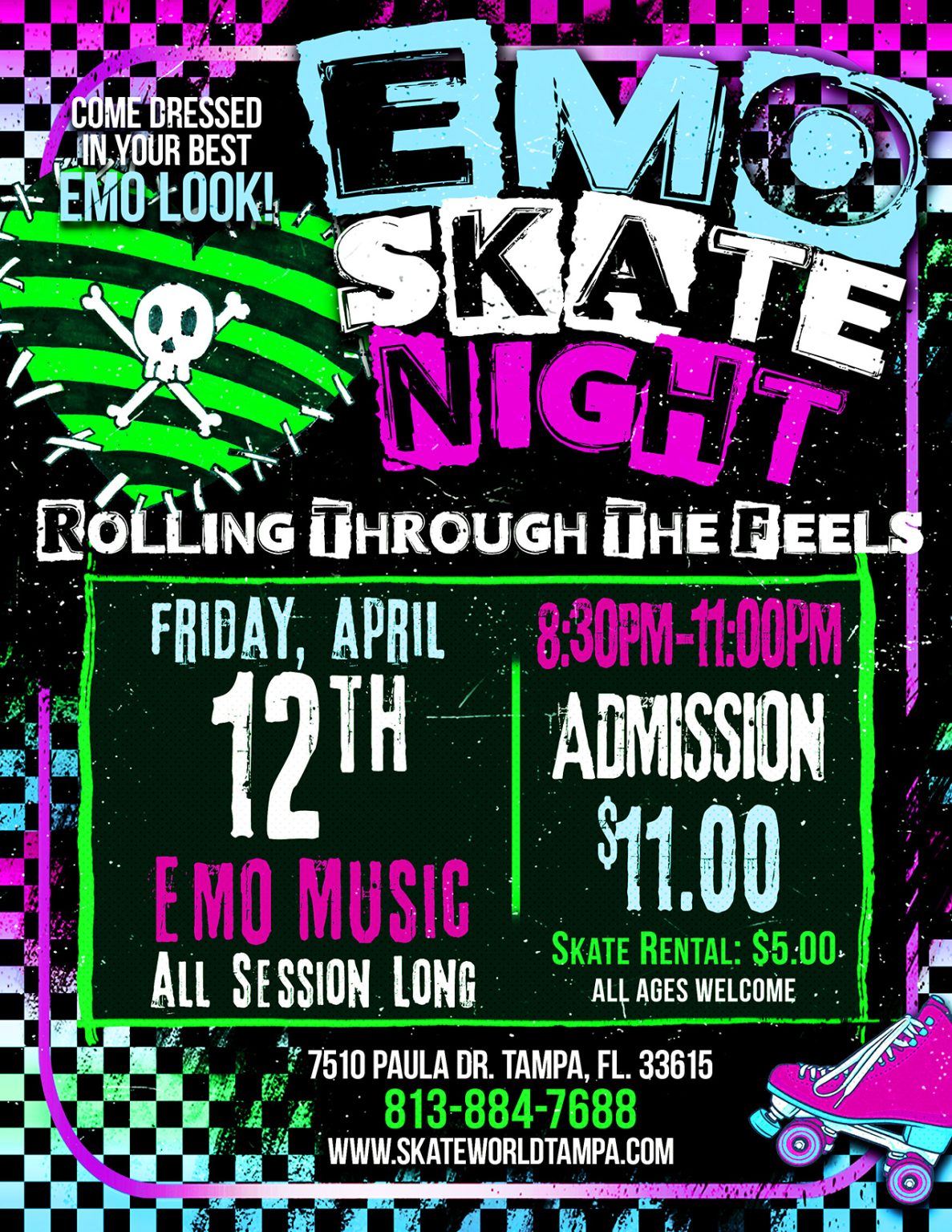 Emo Skate Night! | Skateworld