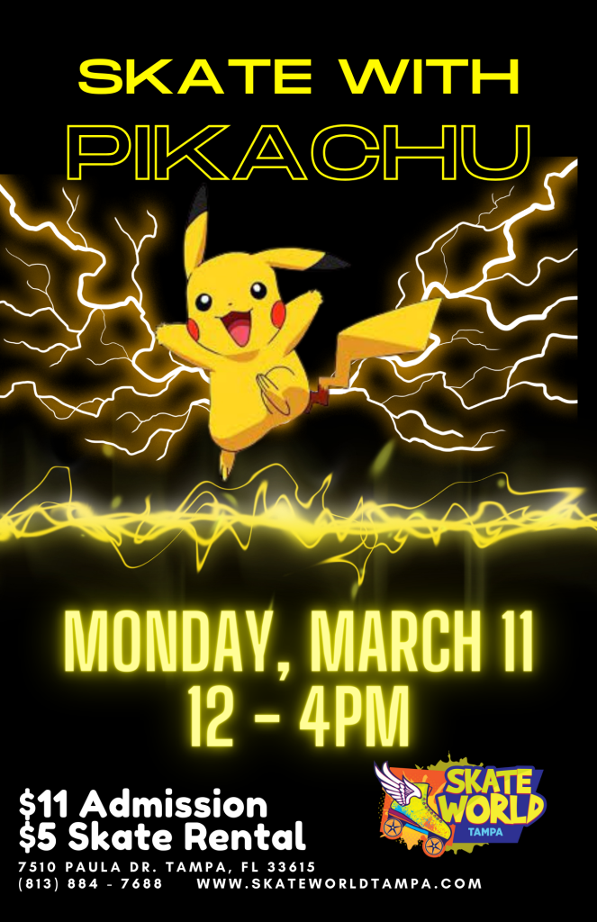 Skate with Pikachu! | Skateworld