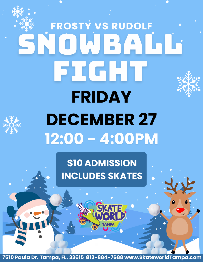 Frosty VS Rudolph Snowball Fight Skate | Skateworld