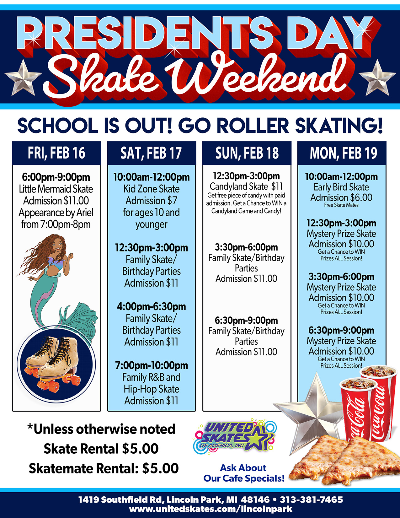Schedule & Events | United Skates of America