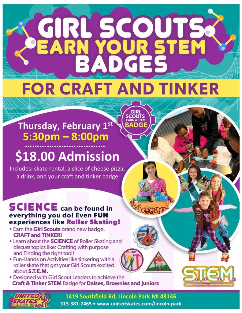 Girl Scout STEM Night | United Skates of America