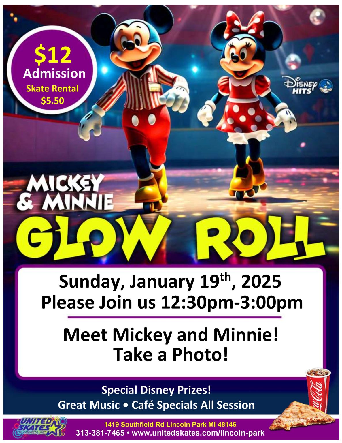 Mickey and Minnie’s Glow Skate | United Skates of America
