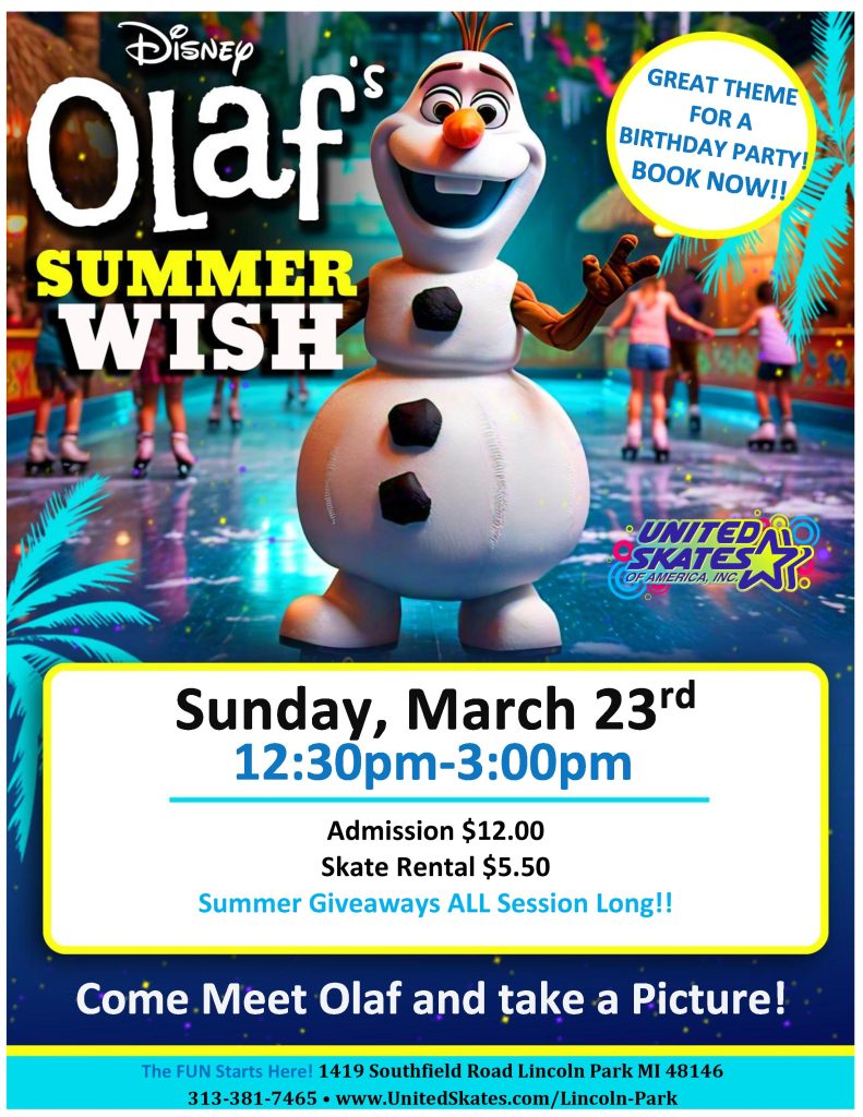 Olaf’s Summer Wish | United Skates of America