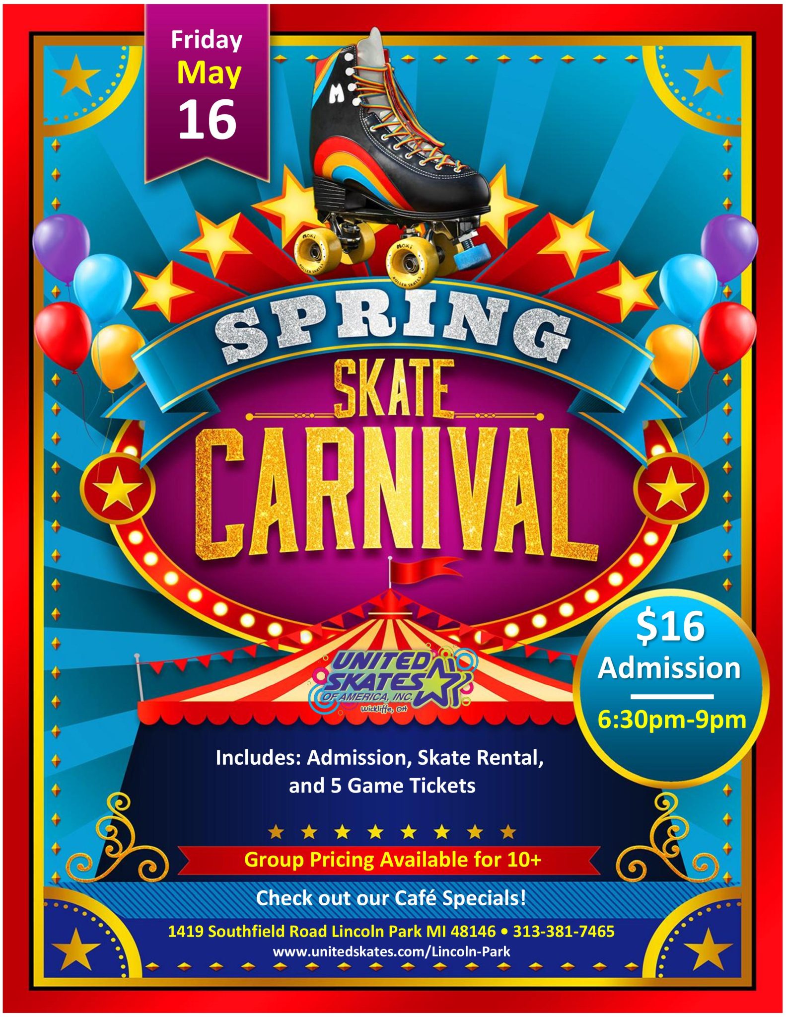 Spring Carnival Skate | United Skates of America