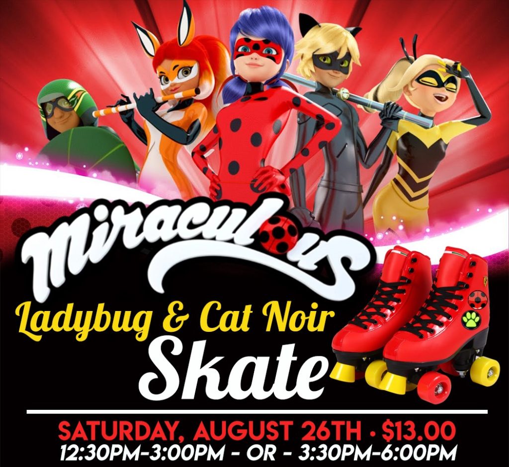 Miraculous Ladybug and Cat Noir skate | United Skates of America