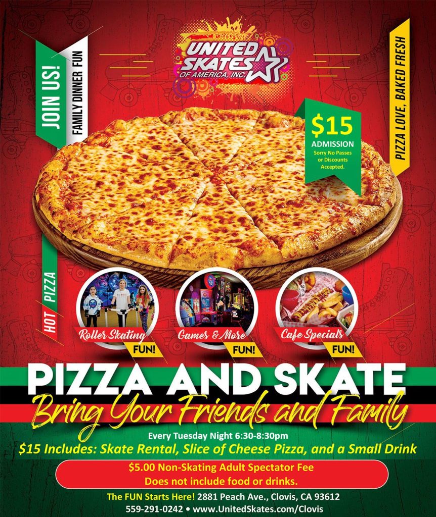Pizza and Skate | United Skates of America