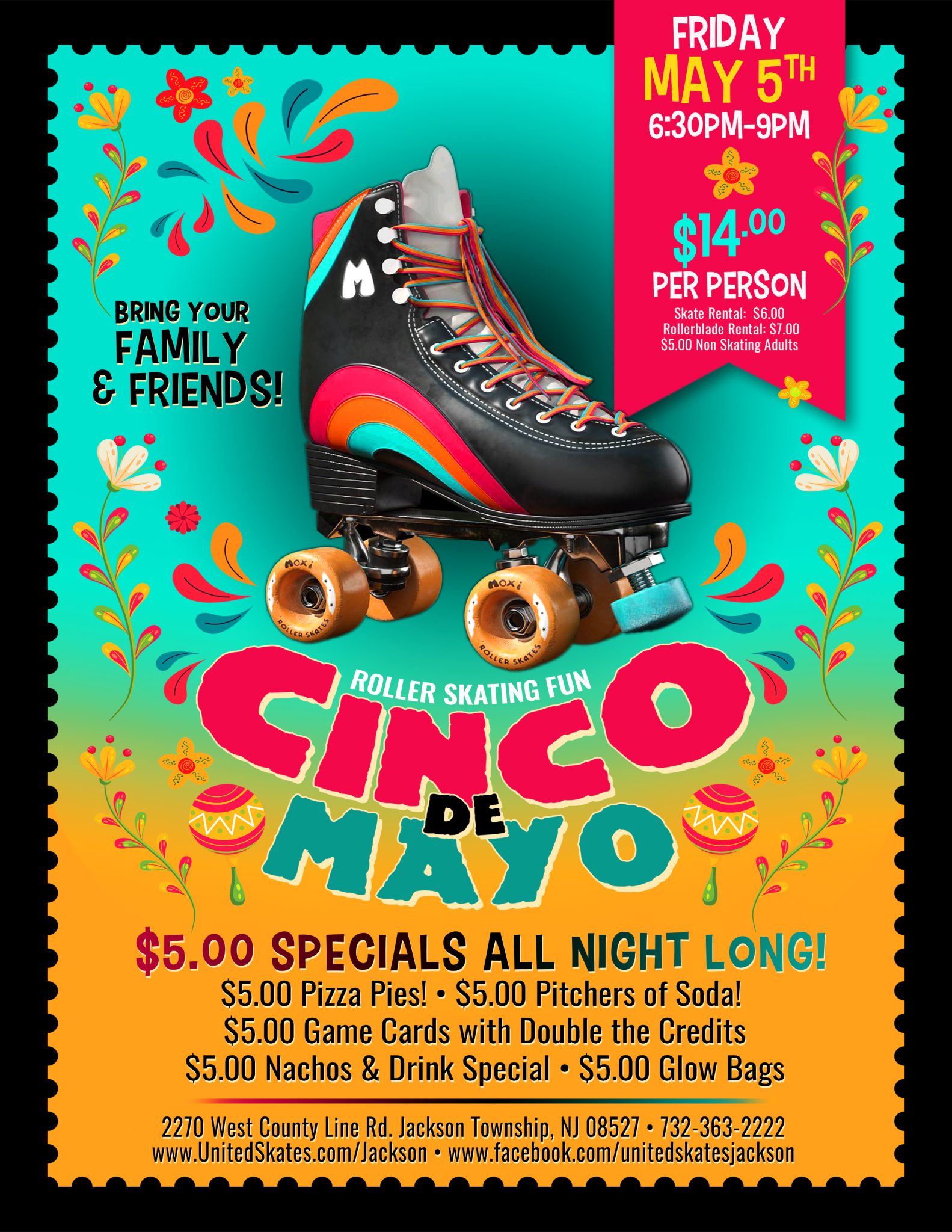 Cinco De Mayo Skate | United Skates of America