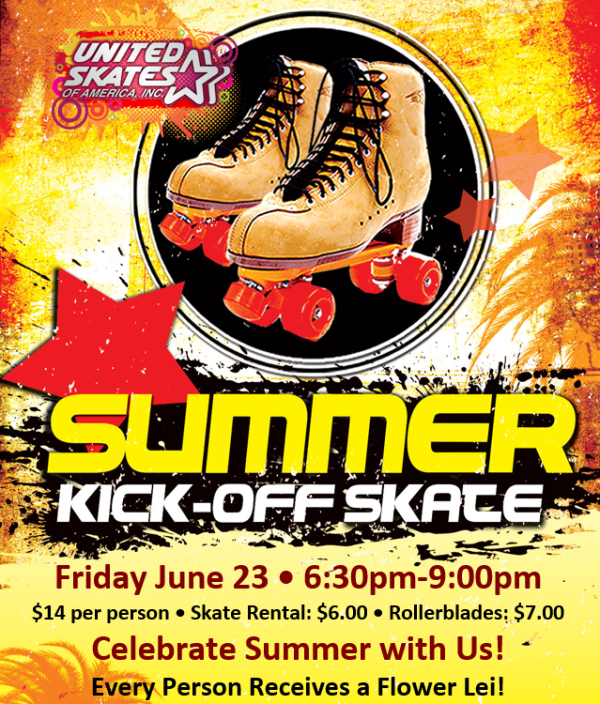 Summer Kick Off Glow in the Dark Skate | United Skates of America