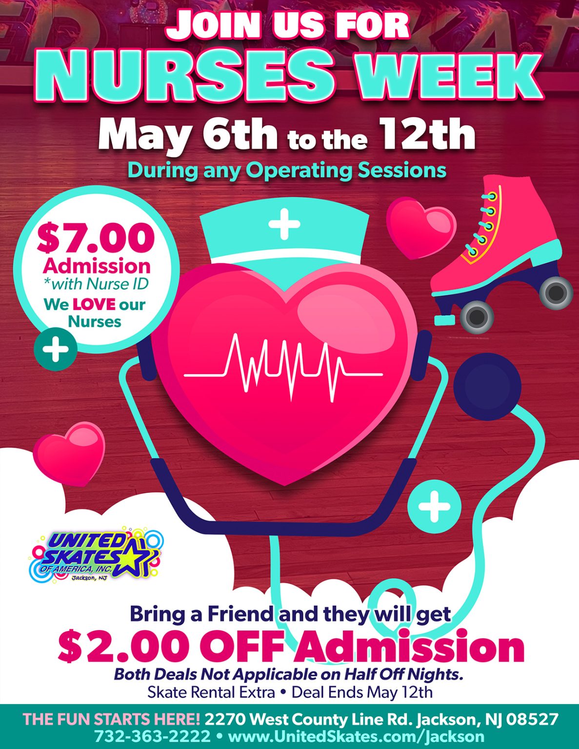 💖 Celebrate Nurses Week with Us! 💖 | United Skates of America