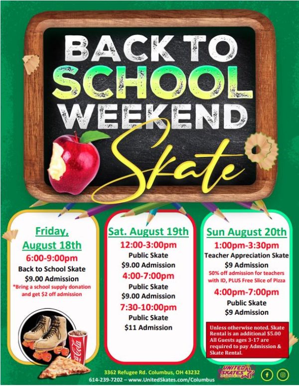 Back to School Skate Weekend | United Skates of America