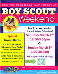 BSA Scout Appreciation Weekend Skate | United Skates of America