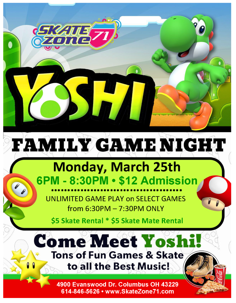 YOSHI’S GAME PLAY SKATE | Skate Zone 71