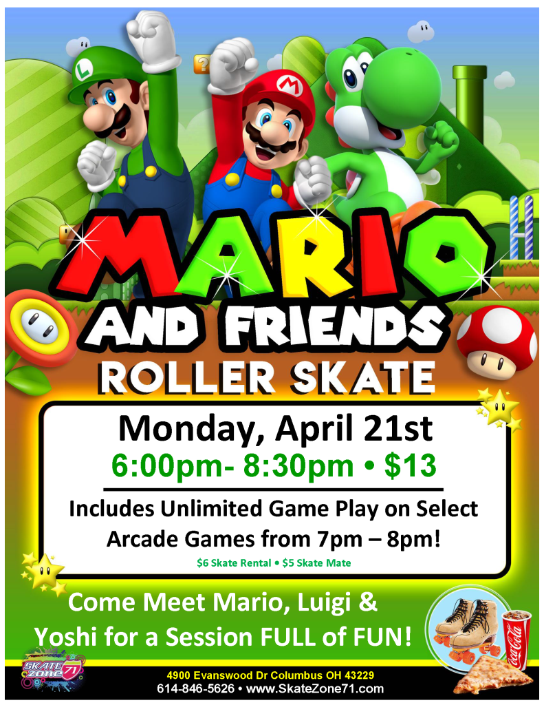 Skate Zone 71 | Roller Skating, Birthday Parties & Arcade