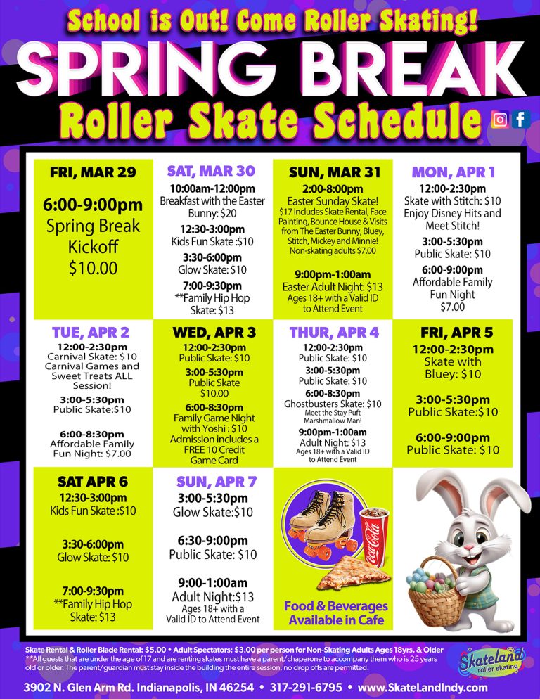 Skateland | Roller Skating, Birthday Parties & Arcade
